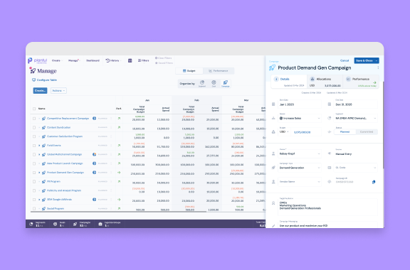 Annual Marketing Planning - Planful